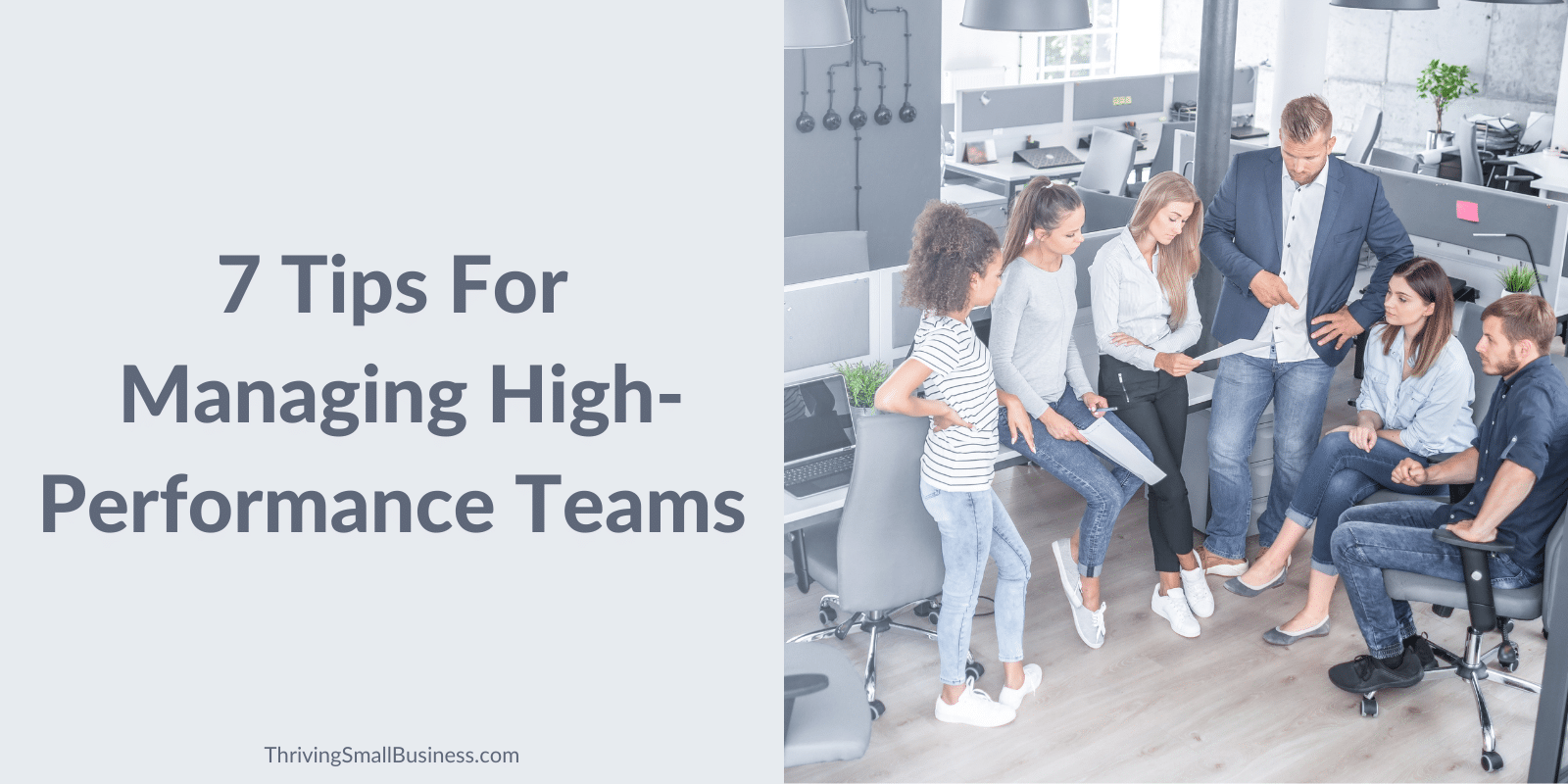 7 Tips For Managing High-Performance Team - The Thriving Small Business