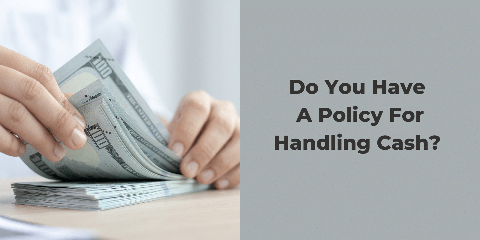 Cash Handling Policy Example The Thriving Small Business Cash Handling Policy Example The Thriving Small Business