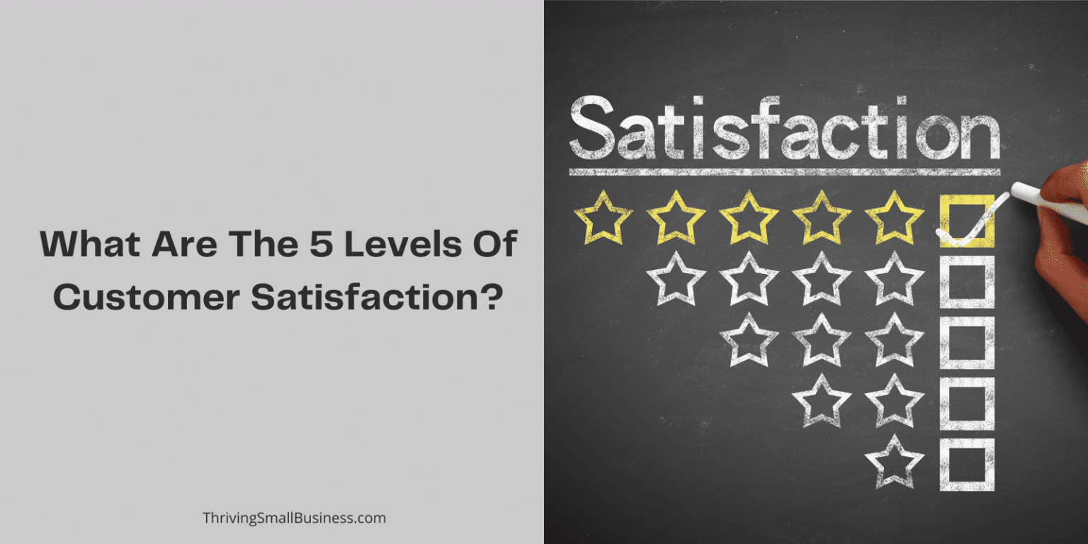 What Are The 5 Levels of Customer Satisfaction? - The Thriving Small ...